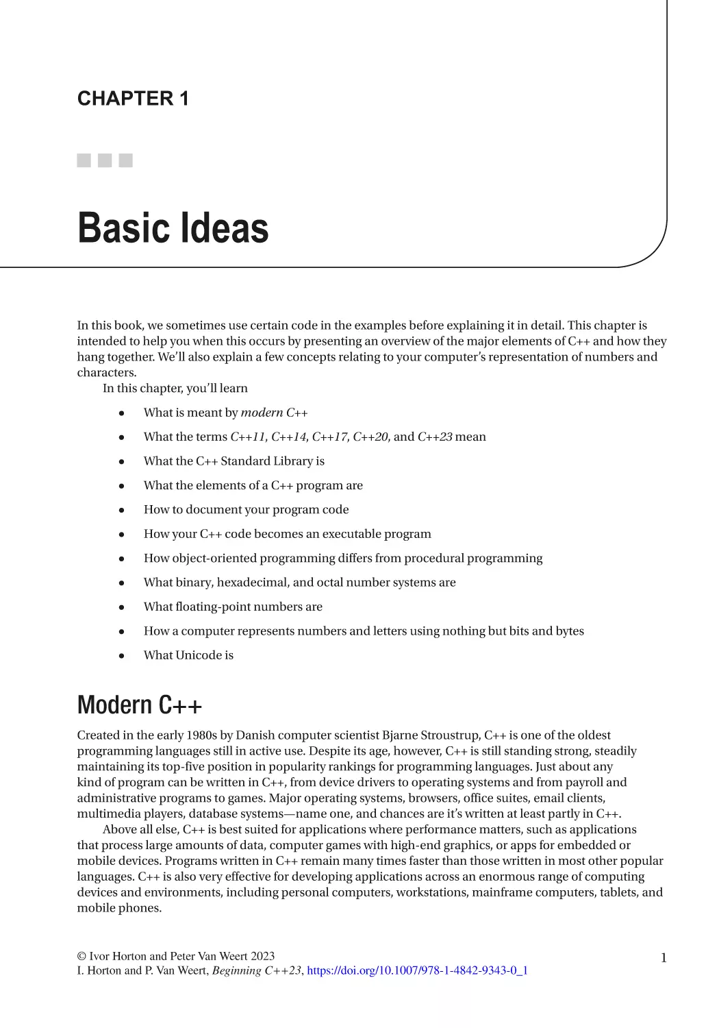 Beginning C++23: From Beginner to Pro - Horton I., Weert P. van - 2023