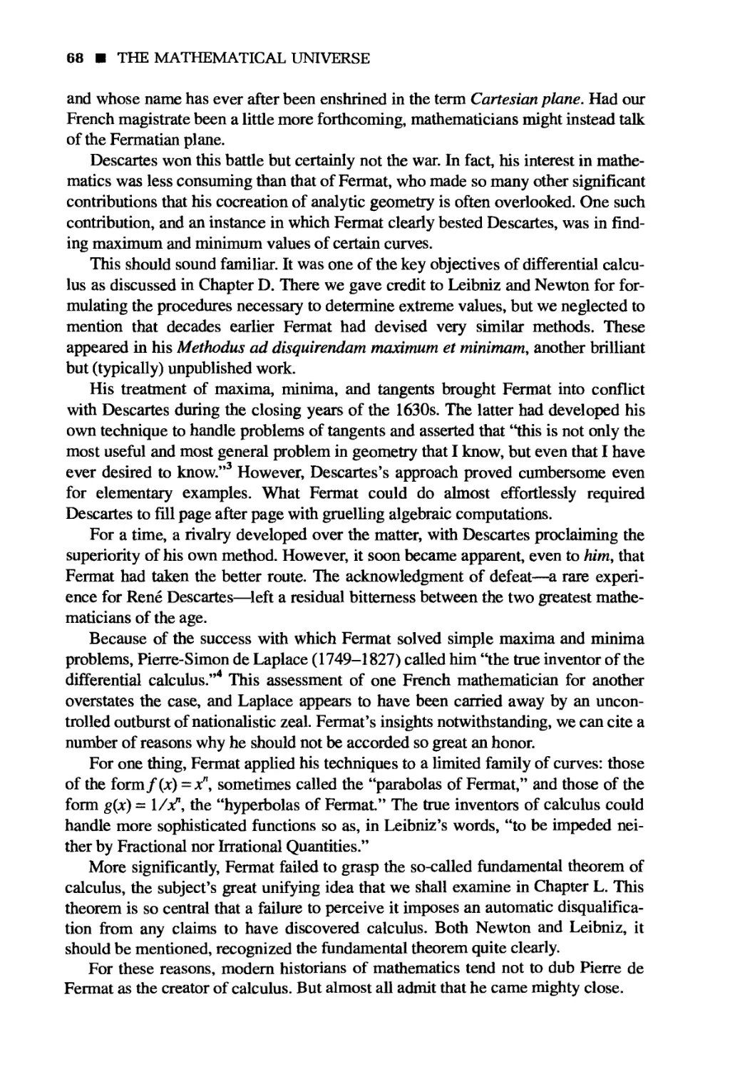 The Mathematical Universe An Alphabetical Journey Through the Great ...