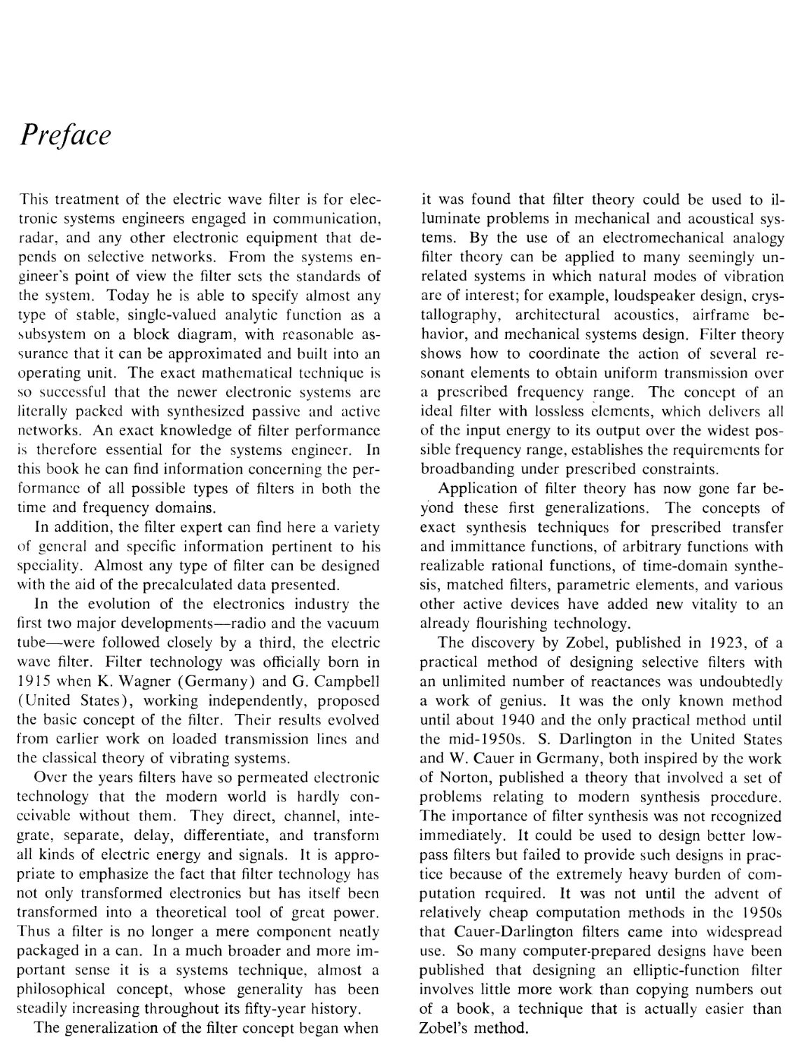 Handbook of Filter Synthesis A.I.Zverev 1967-600