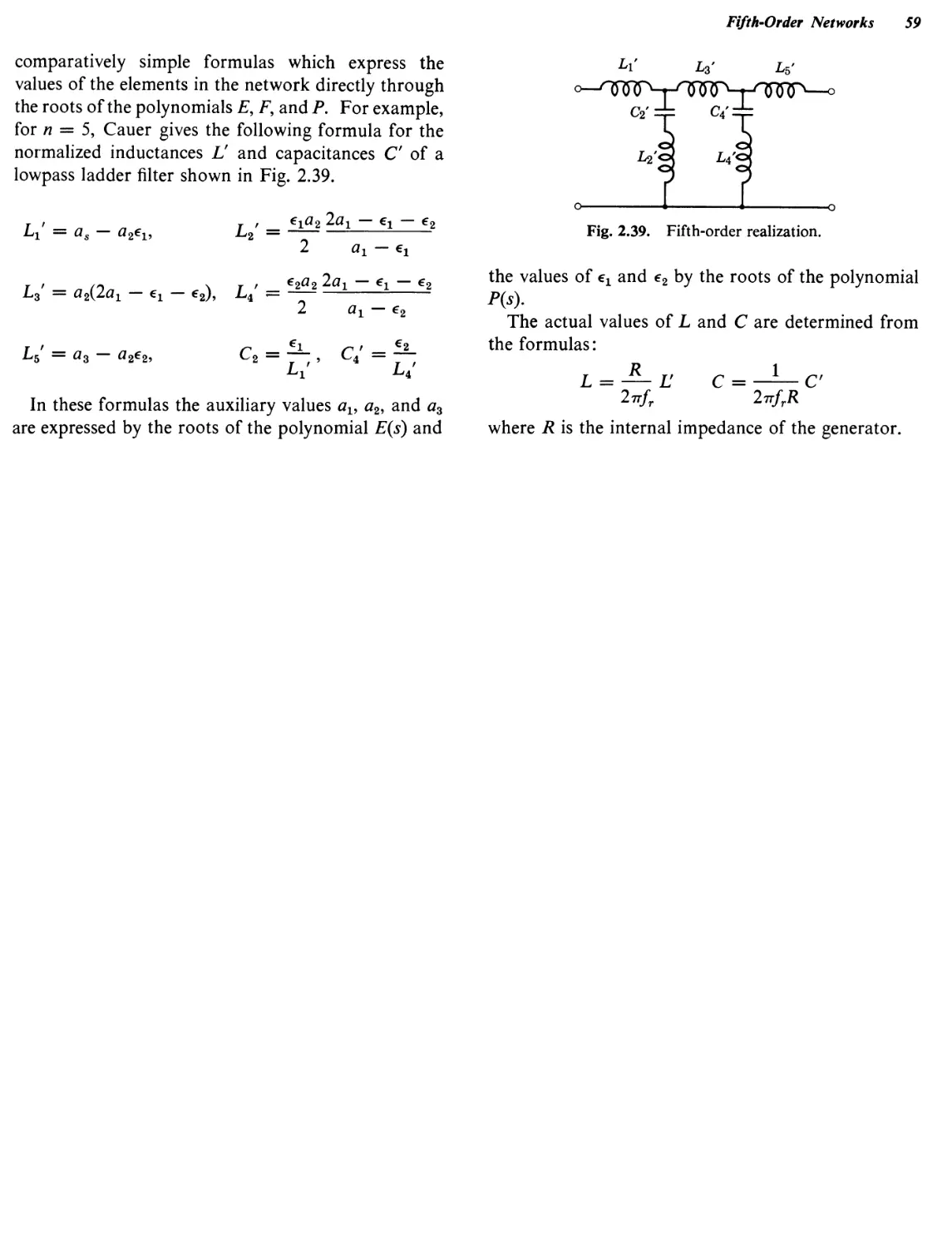 Handbook of Filter Synthesis A.I.Zverev 1967-600